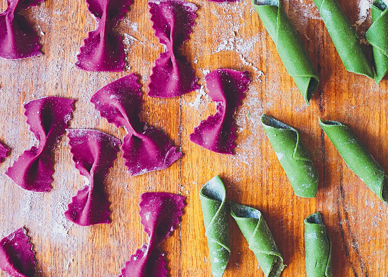 How to Make Coloured Pasta // Lunch Lady Magazine - Hello Lunch Lady