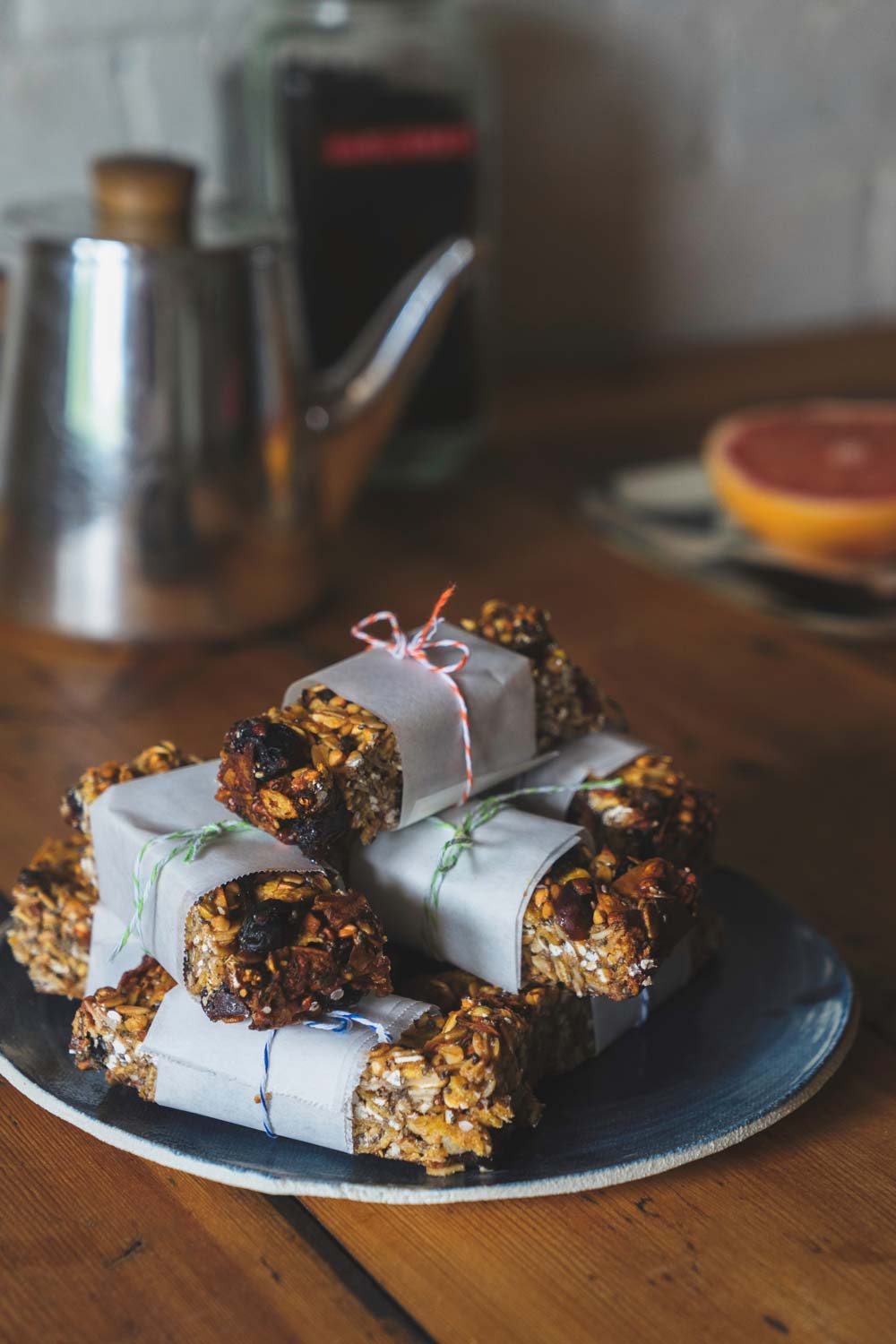 Mixed Berry Buckwheat Crunch Muesli Bars - Hello Lunch Lady