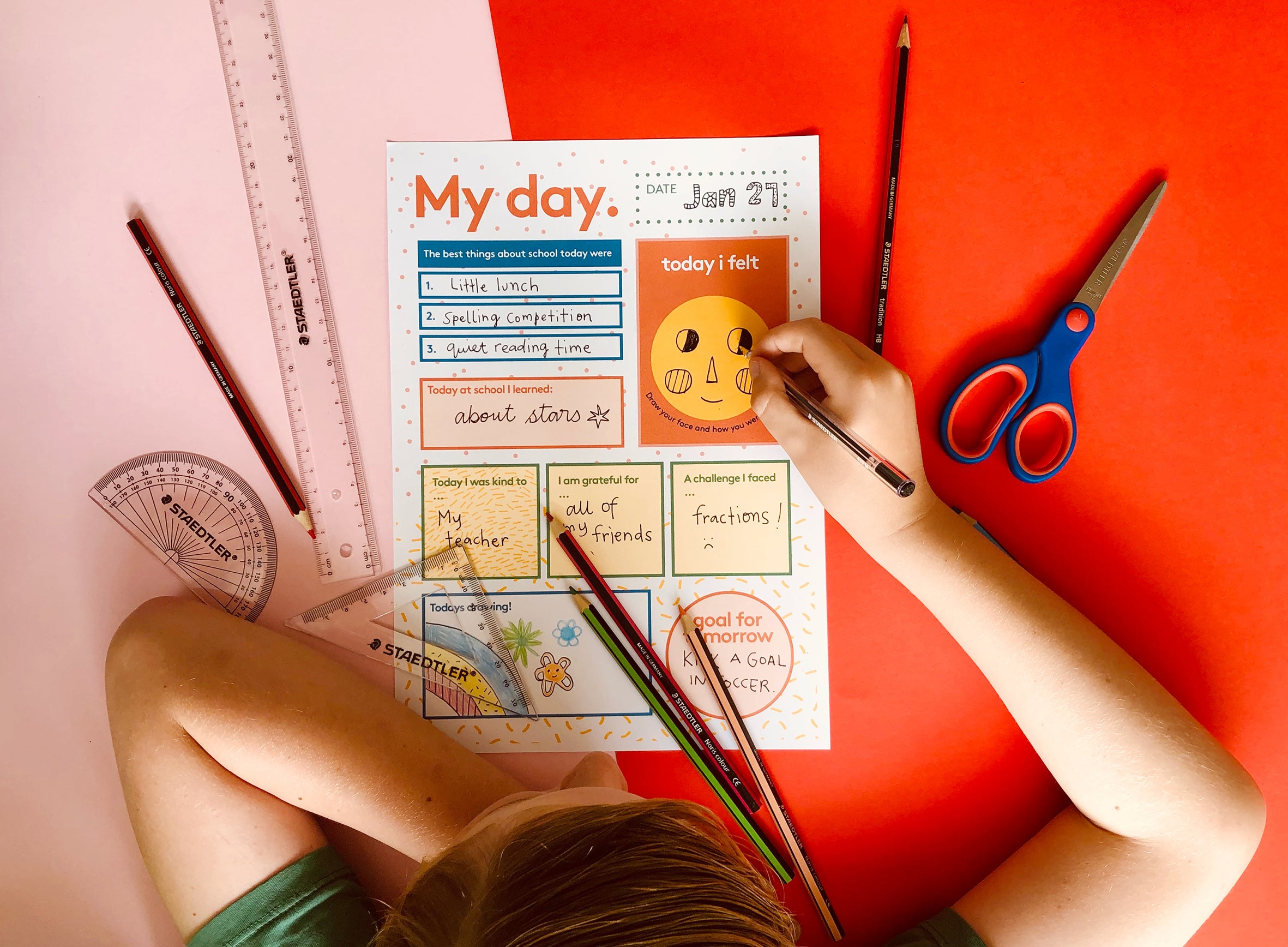 Hello Lunch Lady Blog - Back to school - My Day Thinking Note - Hello ...